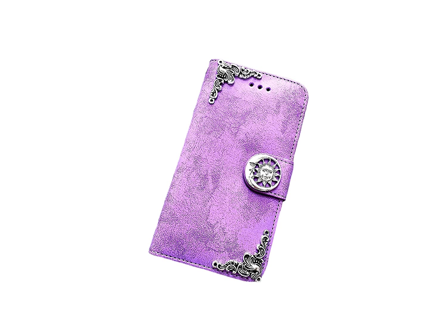 Moon and Sun phone leather wallet removable case for iPhone X XS XR 11 12 13 14 Pro Max Samsung S23 S22 S21 S20 Ultra Note 20 10 Plus Mn1215