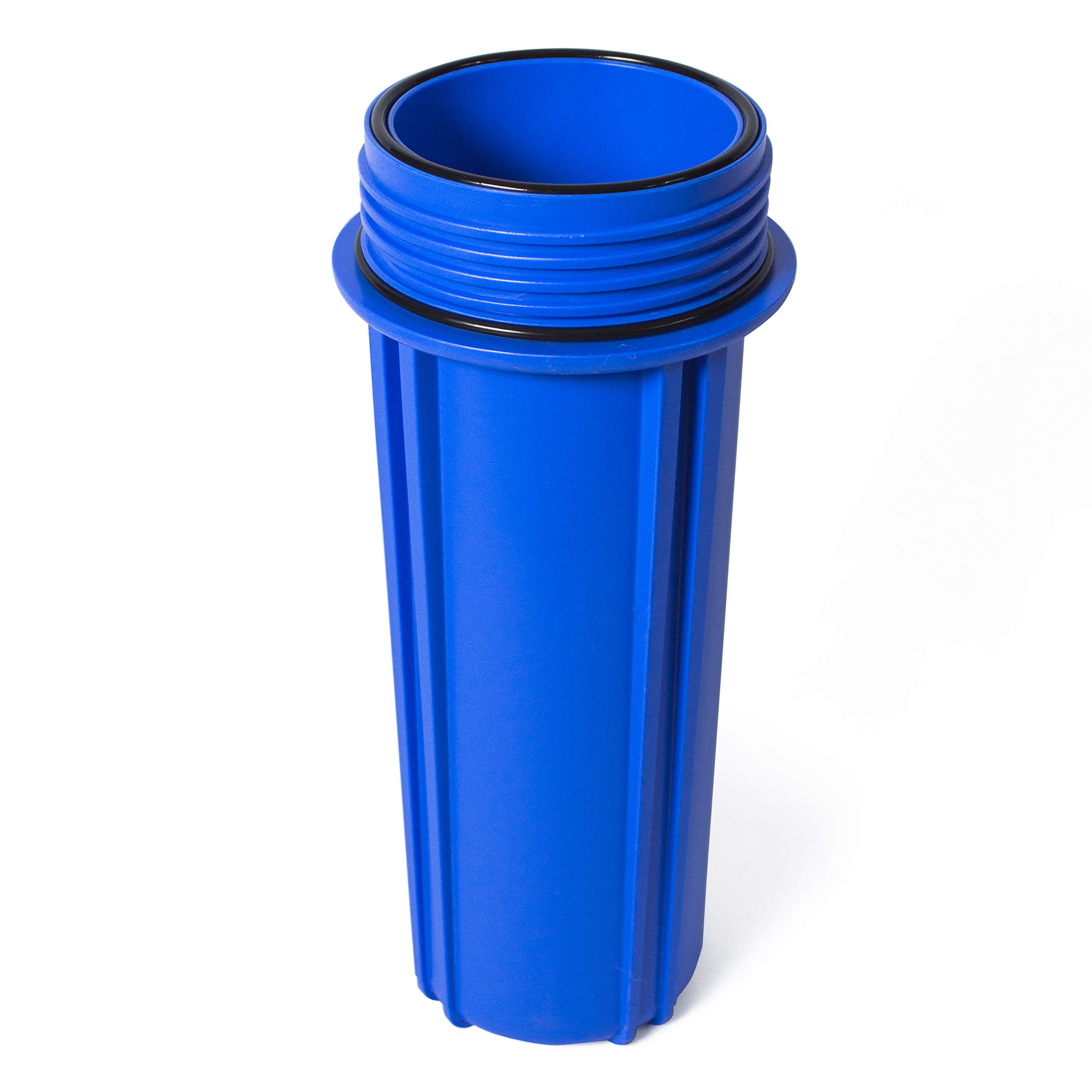 Pro Water Parts Standard 2.5x10 Blue Filter Housing 1/2" NPT with Pressure Release