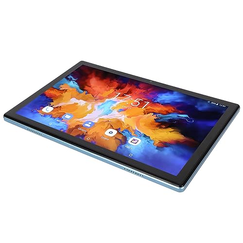 SHYEKYO 2 in 1 Tablet PC 100‑240V 4G LTE 10.1 Inch Tablet MT6755 Octa Core Dual Speakers 12GB RAM 256GB ROM 8800mAh for Entertainment for Android 11 (US Plug)
