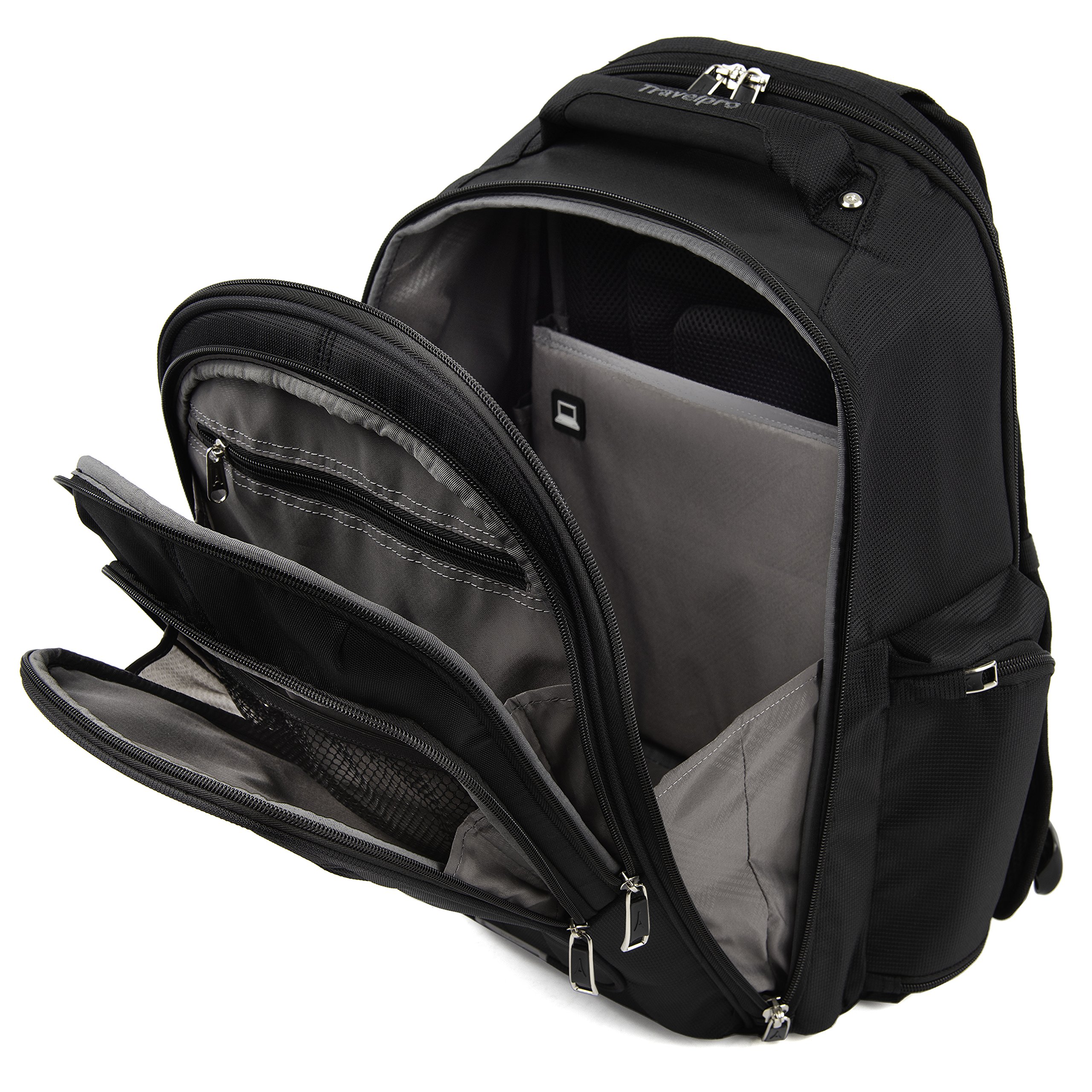 Travelpro Maxlite 5 Softside Lightweight Underseat Backpack, Fits up to 17.5-Inch Laptop, Work, Travel, Men and Women, Slate Green