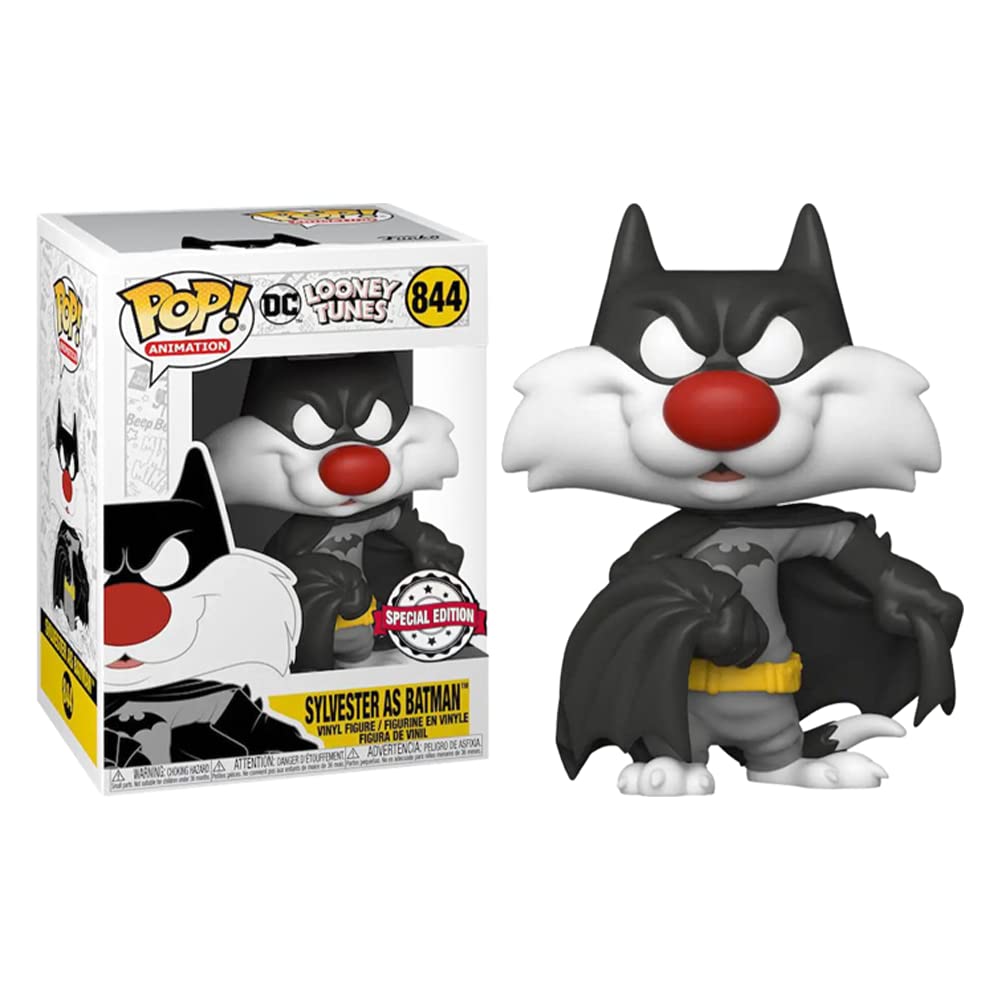 POP Funko DC Looney Tunes 844 Sylvester as Batman Special Edition β¦