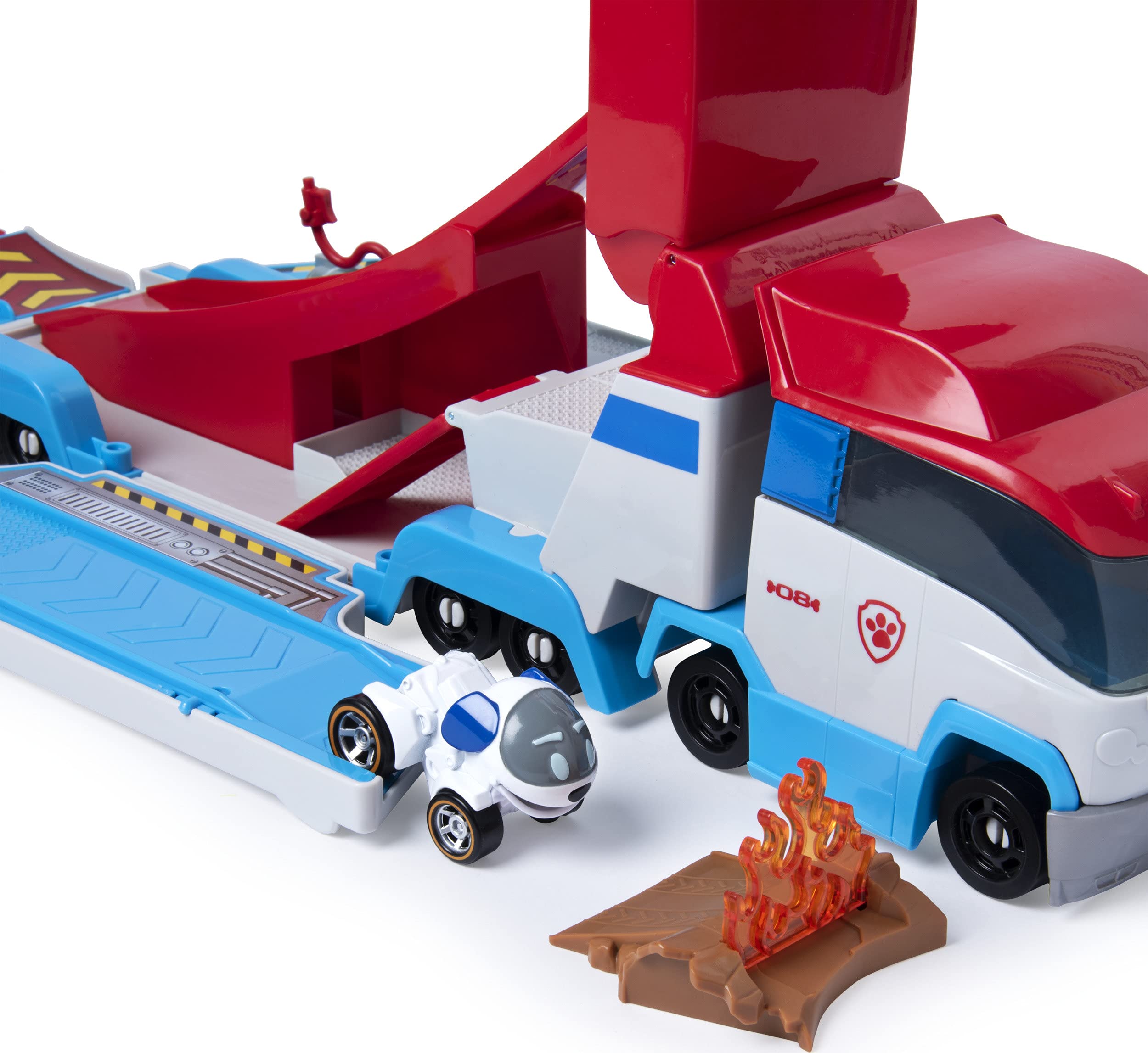 Paw Patrol, Launch’n Haul PAW Patroller, Transforming 2-in-1 Track Set for True Metal Die-Cast Vehicles
