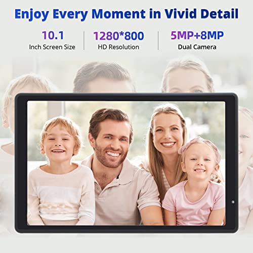 weelikeit Android Tablet 10 inch, 3GB+32GB 512GB Expand HD Touchscreen Google Tablets, Quad-Core, 6000mAh with Stylus Pen, Dual Camera, WiFi 6, Bluetooth 5.0, YouTube for Entertainment, Reading