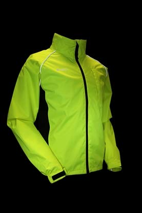 Mountain Warehouse Adrenaline Mens Waterproof Cycling Jacket - IsoDry Yellow Medium