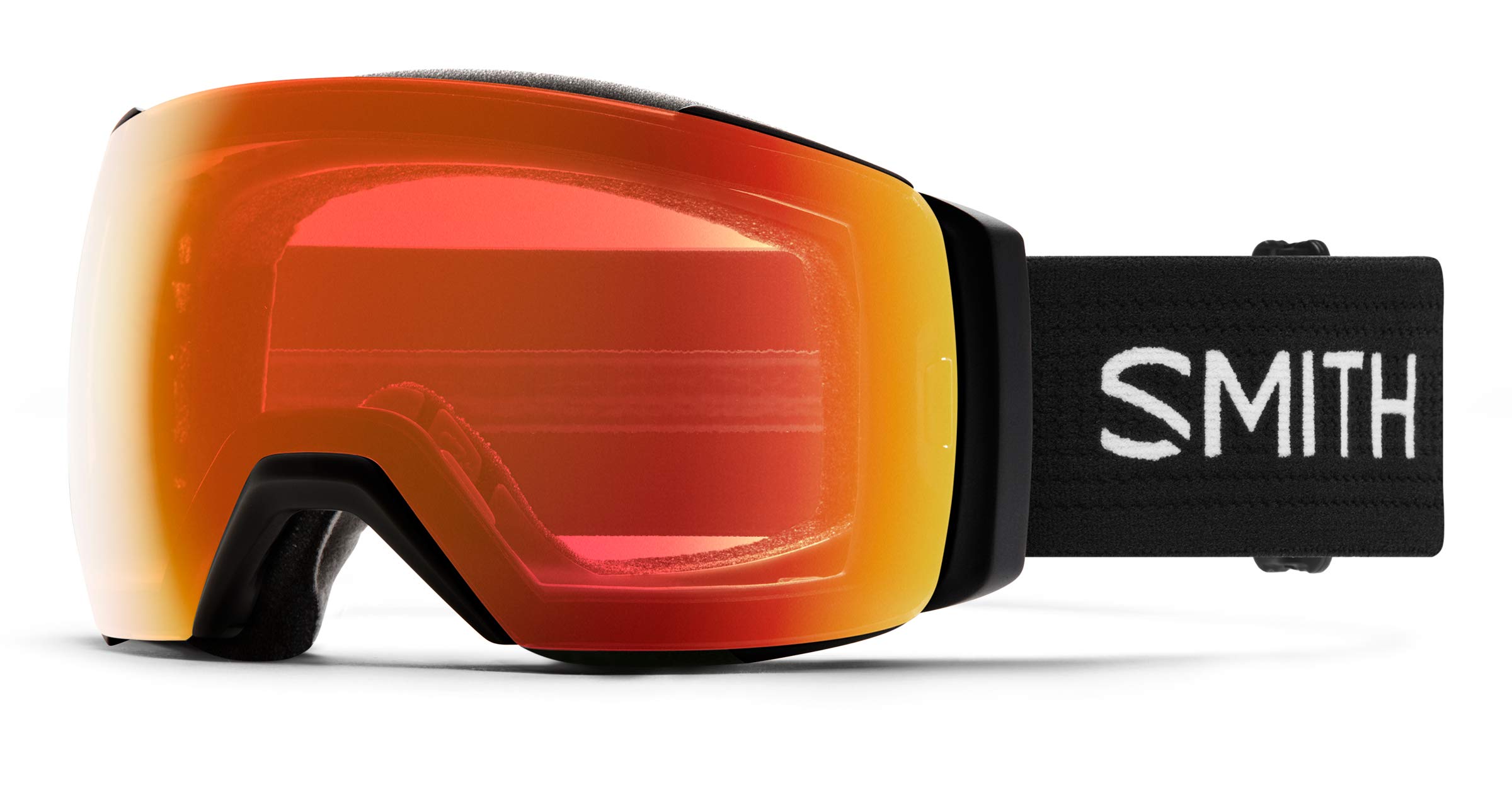 SMITH Optics I/O MAG XL Unisex Snow Winter Goggle - Black, Chromapop Everyday Red Mirror