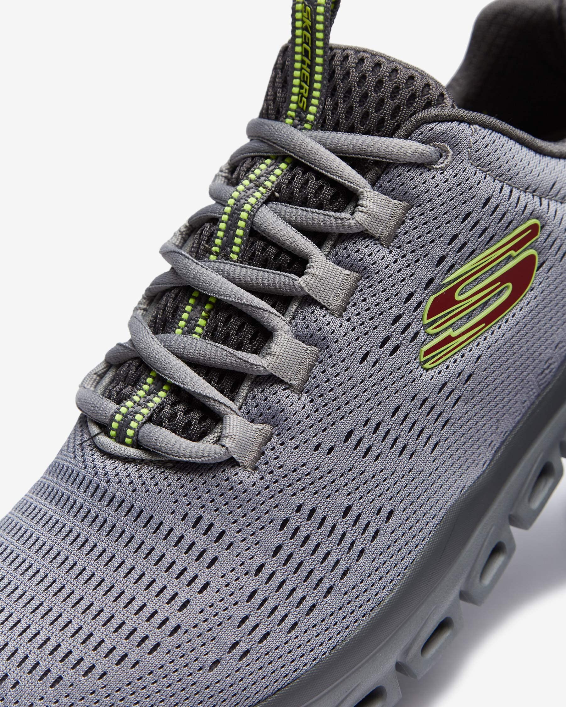 Skechers mens Skechers Men's Glide Step Fasten Up Lace-up Sneaker Oxford, Grey, 9.5 US