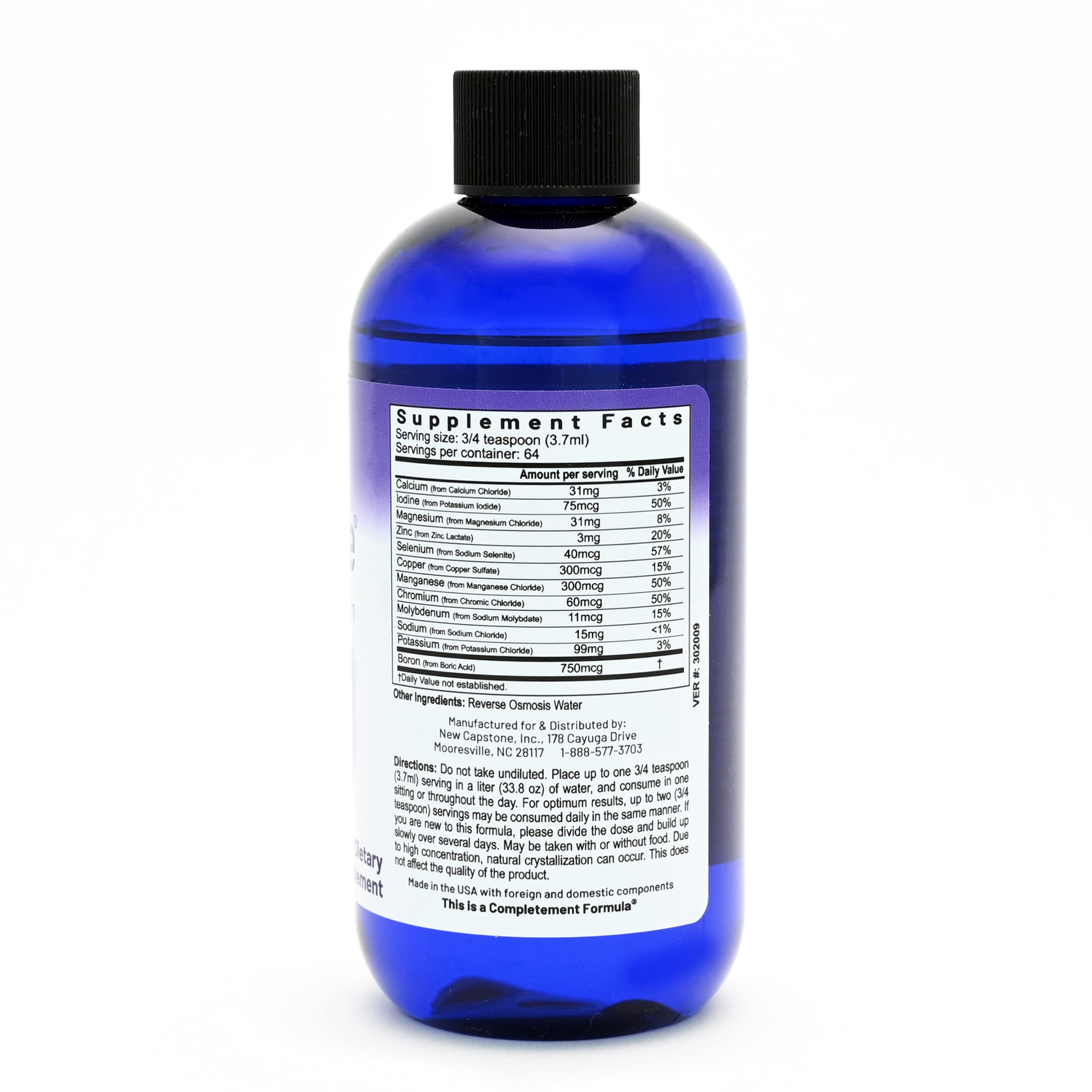RnA ReSet - ReMyte Mineral Solution, Liquid Multi Mineral, Electrolyte Solution, 12 Minerals Including Iodine, Selenium, Zinc, Magnesium, Boron, 240 ml - by Dr. Carolyn Dean (2-Pack)