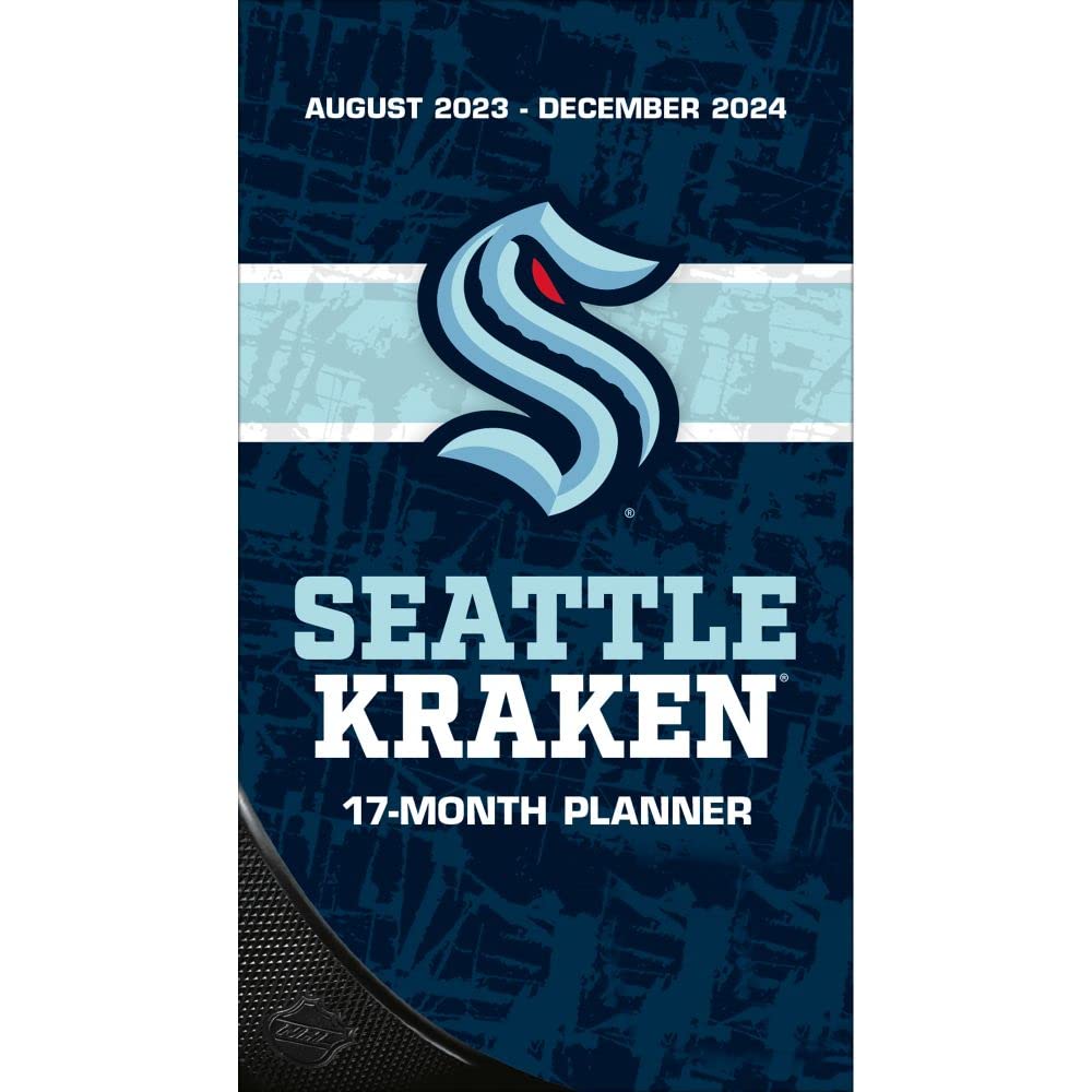 TURNER SPORTS Seattle Kraken 2023-24 17-Month Pocket Planner (24998890624)