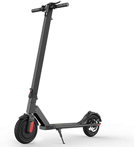 S5 Electric Scooter, 10 Miles Long Range Battery, Up to 15.5 MPH, 8.5" Pneumatic Tires, Portable and Folding Electric Scooter for Short Commutes and Trips S5