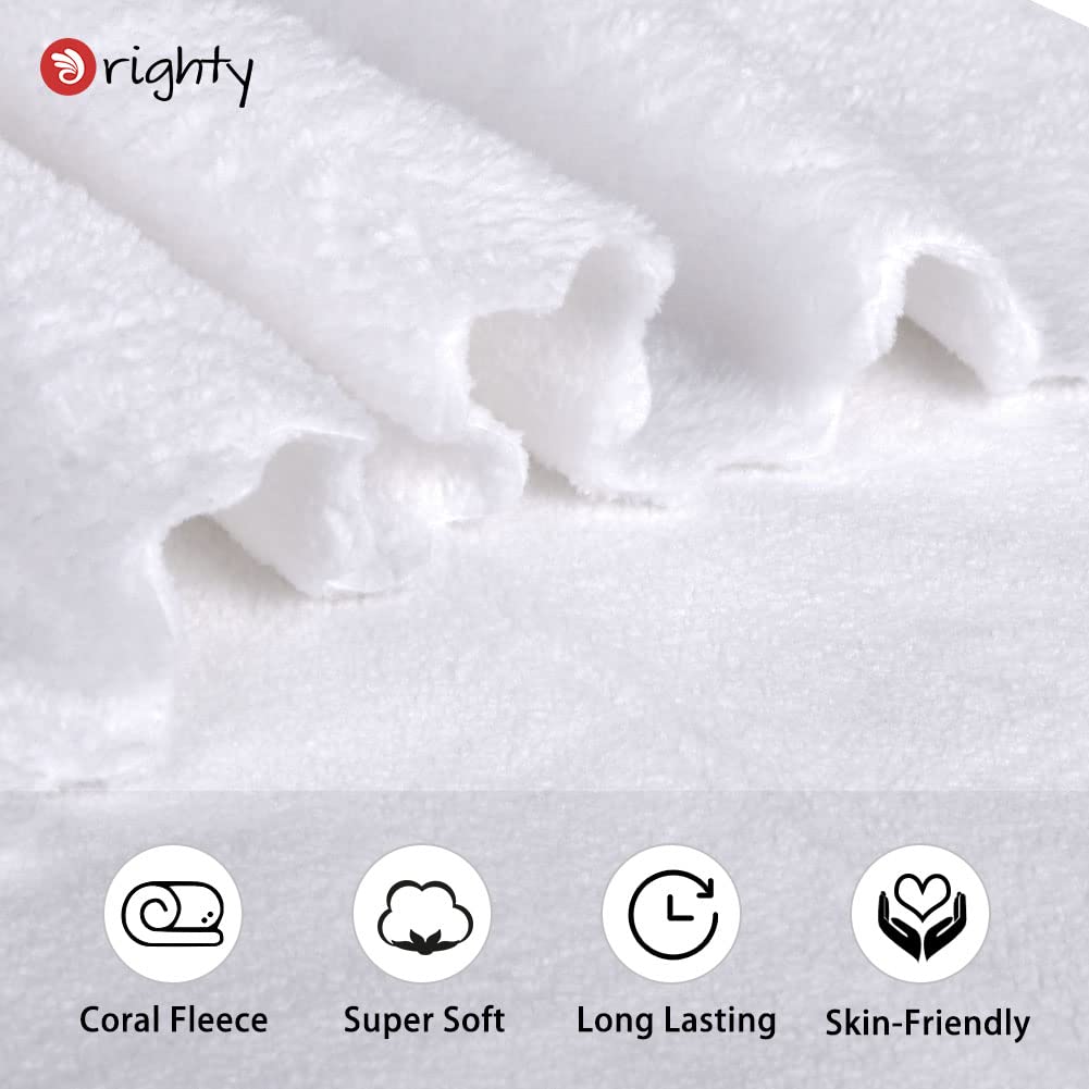Orighty 6 Pack Hand Towels - Ultra Soft & Highly Absorbent - Microfiber Coral Velvet for Bathroom, Gym, Shower, Spa, Quick Drying Hand Towel 15 x 25 inches (Grey)