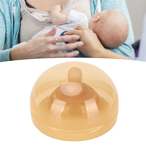 Silicone Nipple Shields for Nursing Newborn, Nipple Shield Protector Soft Nursing Breastfeeding Nipple Shield for Flat Inverted Nipples for Protecting Inverted Sore Nipples