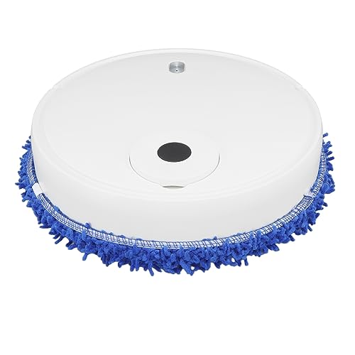 Robot Vacuum, Intelligent Water Control Robotic Vacuum and Mop Combo Simulated Hand Pressure Ultra Thin for Cleaning Fruit for Cleaning Flour (White)