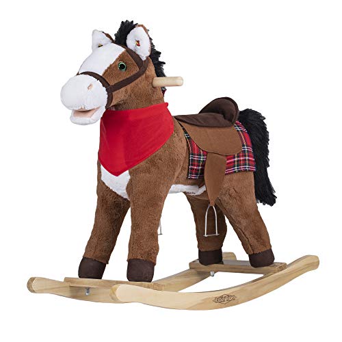 Rockin' Rider Durango Rocking Horse, Brown, Large
