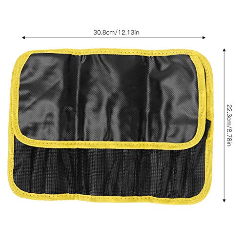 Yeuipea Fishing Tackle Storage Bag, Portable Lure Tool Fishing Gear Accessories Protective Bag(Yellow)