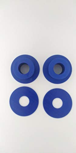 Olympic Plate to Standard Bar Adapters (Black, 1/2")