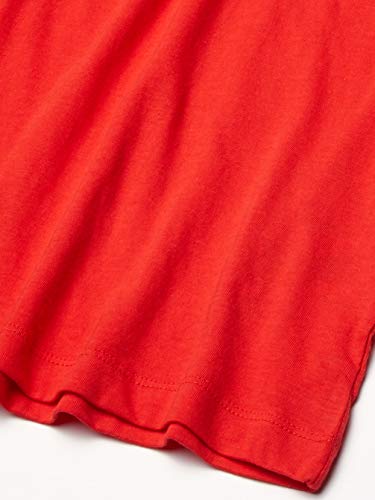 PUMA mens Essentials Logo Tee Shirt, Puma Red, 4X-Large US