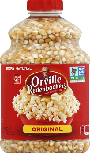 Orville Redenbacher’s Original Gourmet Popcorn Kernels, Gluten Free, 30 Ounce Jar