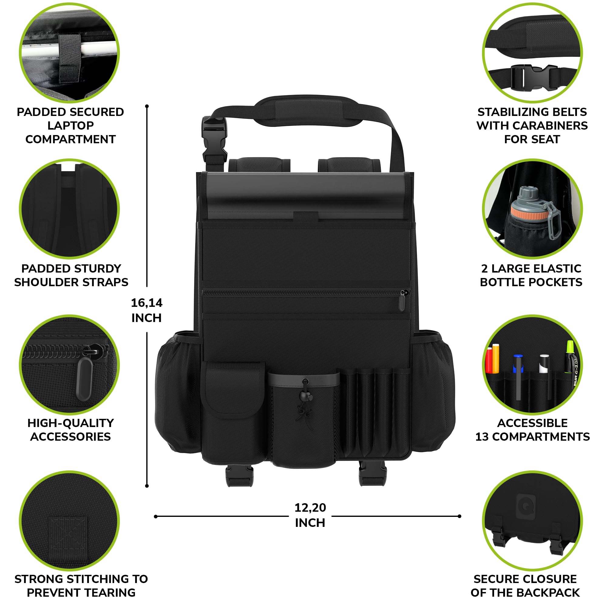 QUOKKA Useful Travel SET for Car + Kids Game