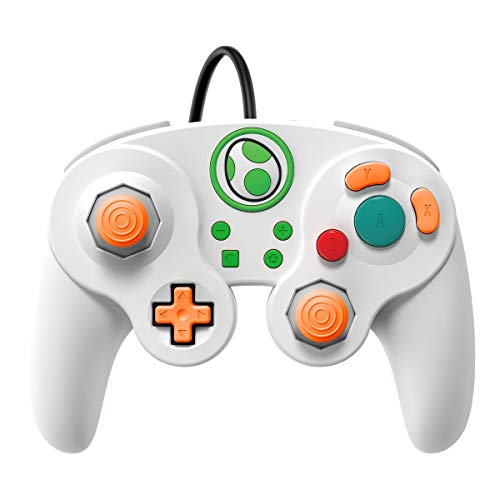 PDP Gaming Super Mario Bro Yoshi GameCube Wired Fight Pad Pro Controller: Yoshi - Nintendo Switch
