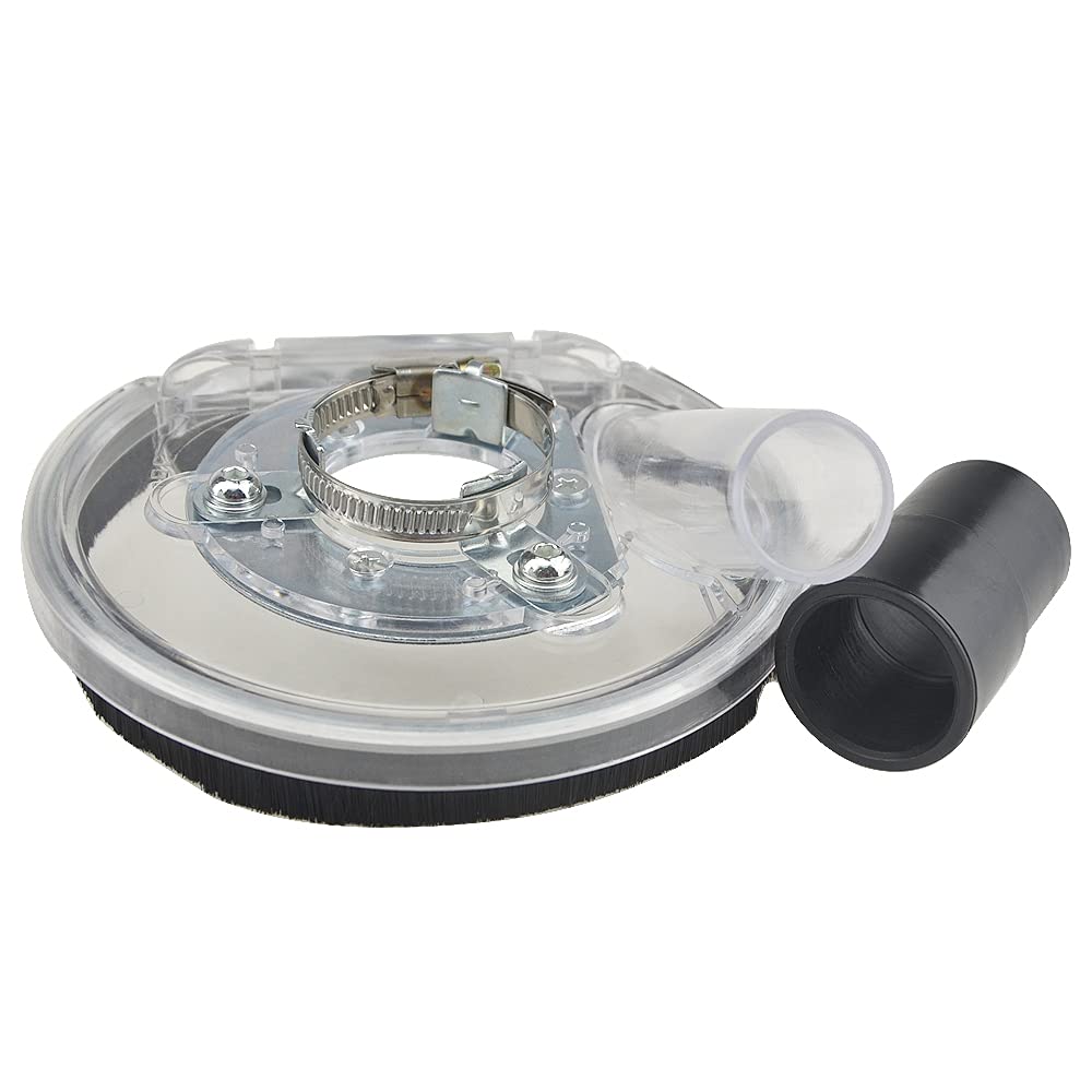 XINGYHENG Dust Shroud Kit Dry Grinding Dust Cover 100-150mm Adjustable Angle Grinder with 4 Inch Concrete Diamond Grinding Cup Wheel