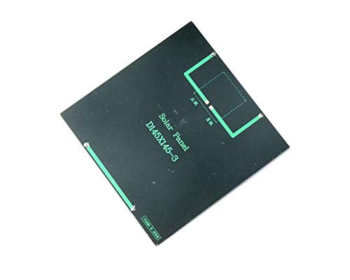 XINI INDUSTRIAL 5pcs 3w 6v 500ma 145x145mm Mini Monocrystalline Silicon Solar Panel Module DIY Polysilicon Solar Epoxy Cell Charger
