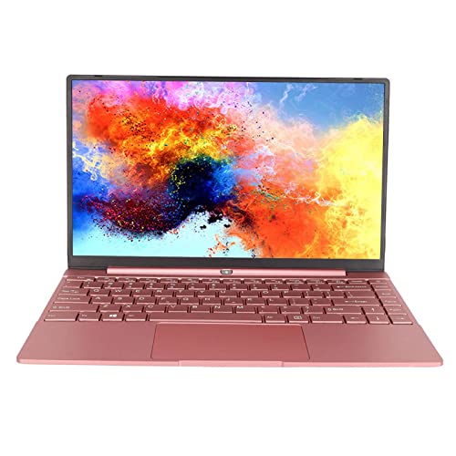 Ultra Slim Notebook, IPS HD Micro Edge Backlit Screen, Quad Core Digital Keyboard, Touchpad for School US Plug