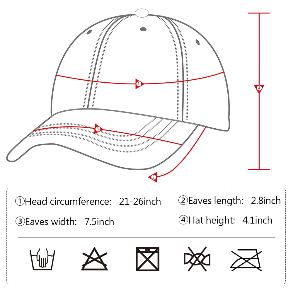 YNWPJH Cotton Adjustable Unisex Baseball Cap Adult Trucker Hat for Running Workouts and Outdoor Activities (Military Green)