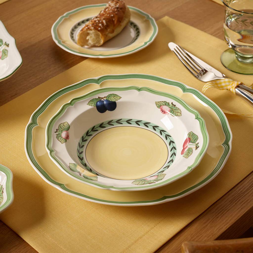 Villeroy & Boch French Garden Fleurence Rim Cereal, 7.75 in, White/Multicolored