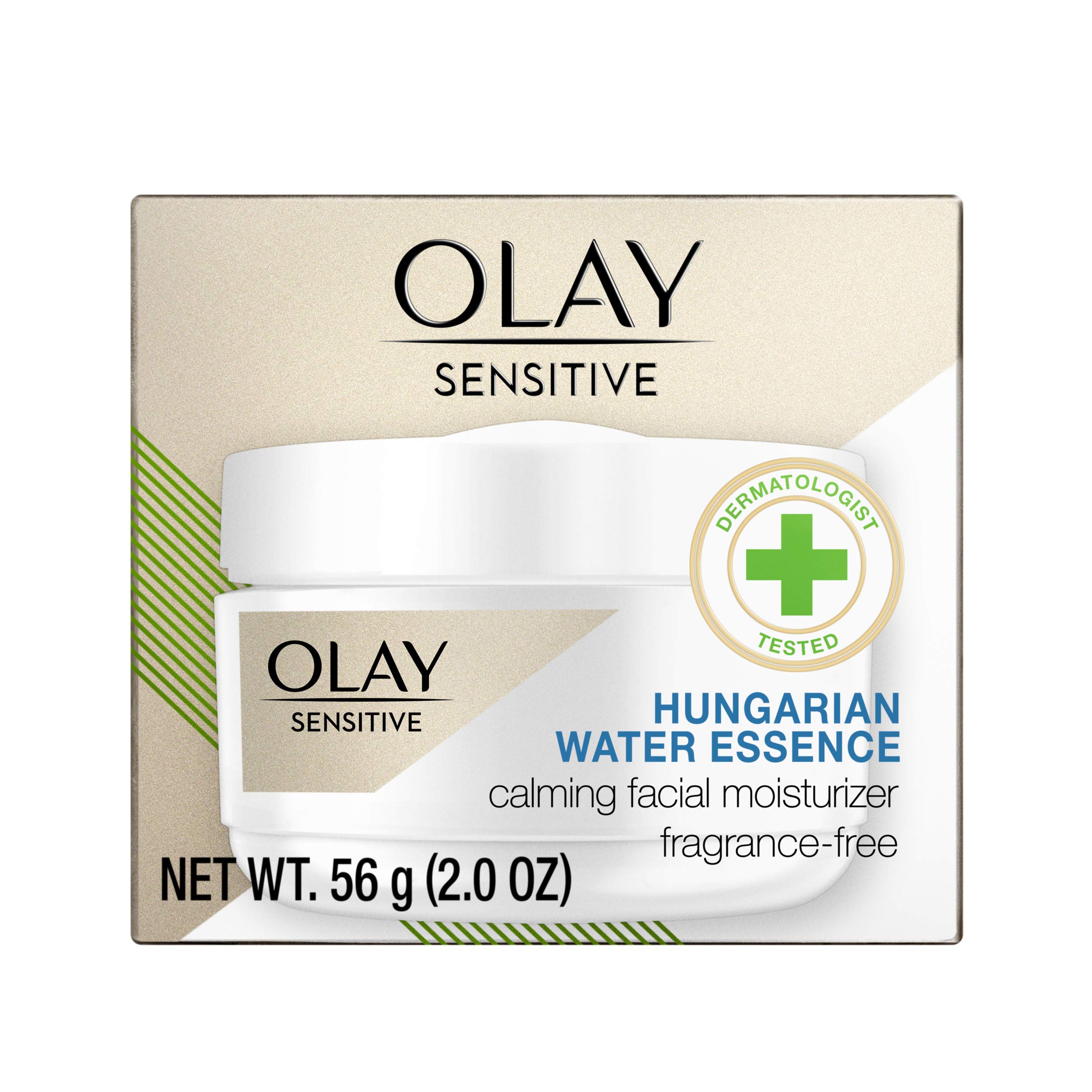 Olay Calming Face Moisturizer, Fragrance-Free, Aloe Vera, 2 Oz