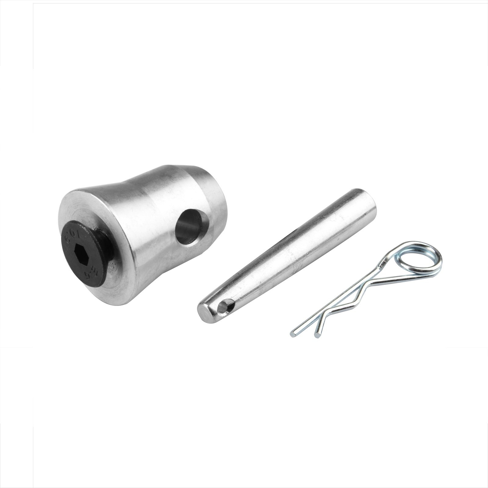 OTTFF 6Pack Aluminum Half Conical Coupler with Clips Pins for Stage Truss Trusses Bed Plate Fit F34 F33