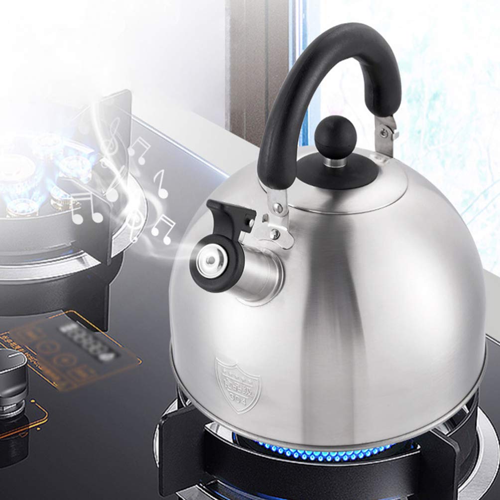 YARDWE Tea Kettle lound Whistle Kettle Whistle Replacement Water Boiling Kettle Nozzle Stainless Steel Teapot Spout Tip Kettle Warning Tea Kettle Whistling Parts(1.57X1.26X1.10in)