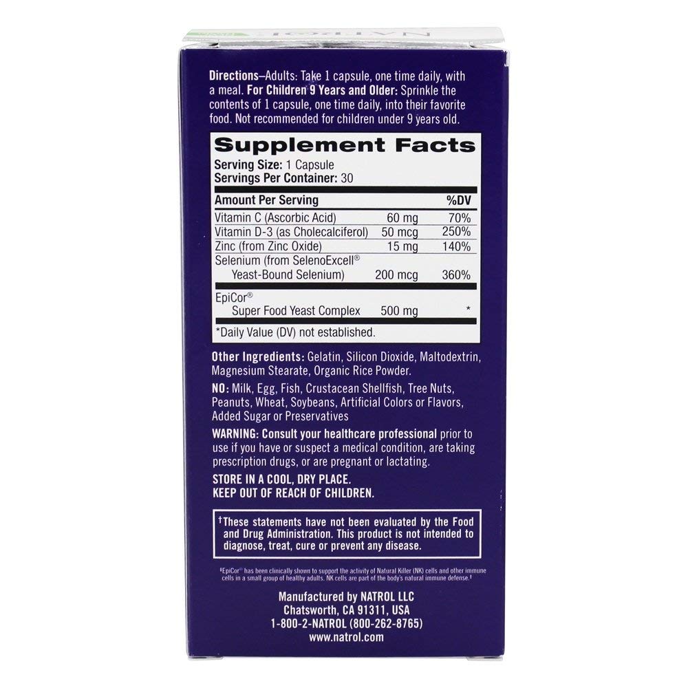 Natrol Immune Boost Capsule - 30 per Pack - 2 Packs per case.