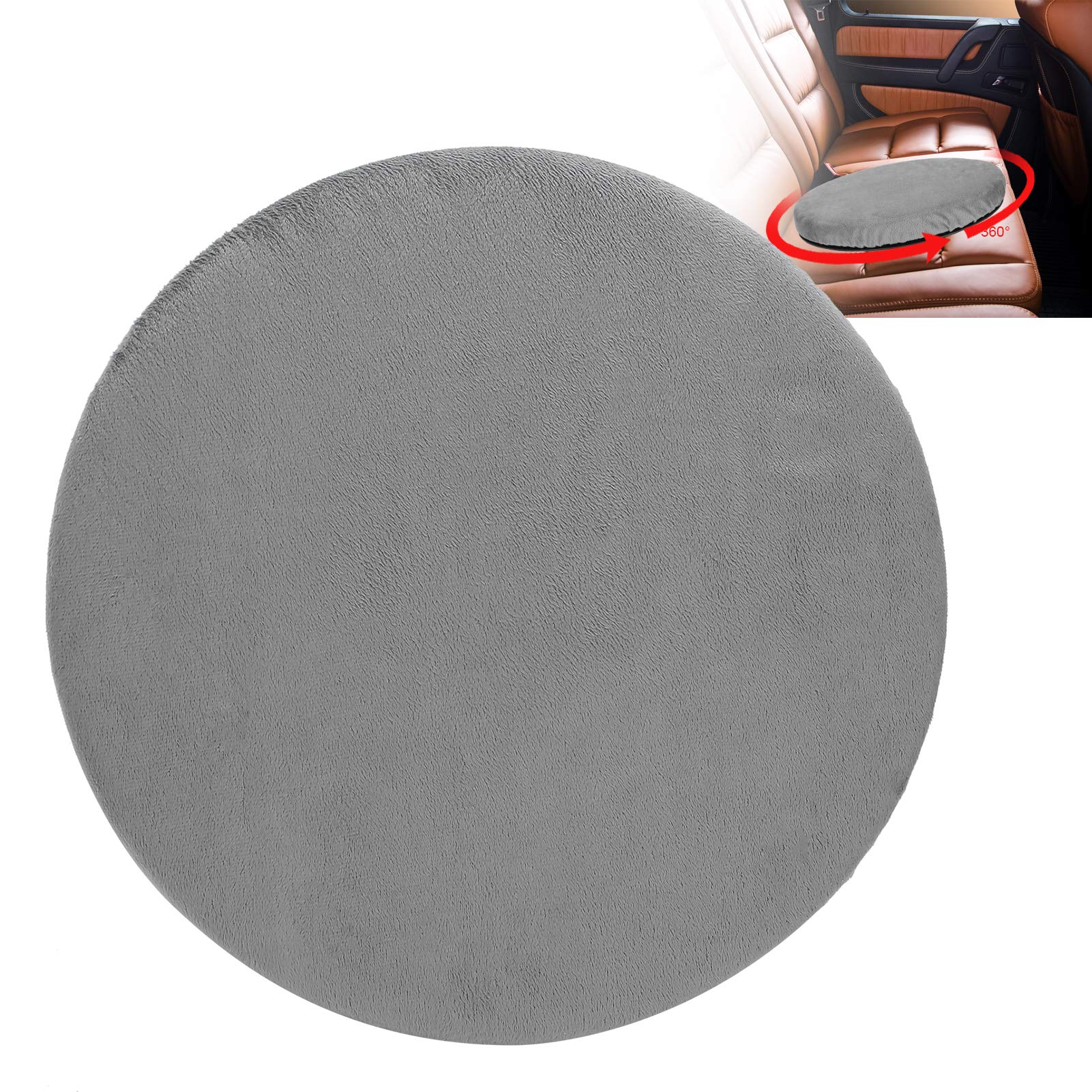 Swivel Seat Cushion, Compact Anti?Slip Washable Swivel Padded, Portable for Summer And Winter Home Car Use Convenient Old People To Get