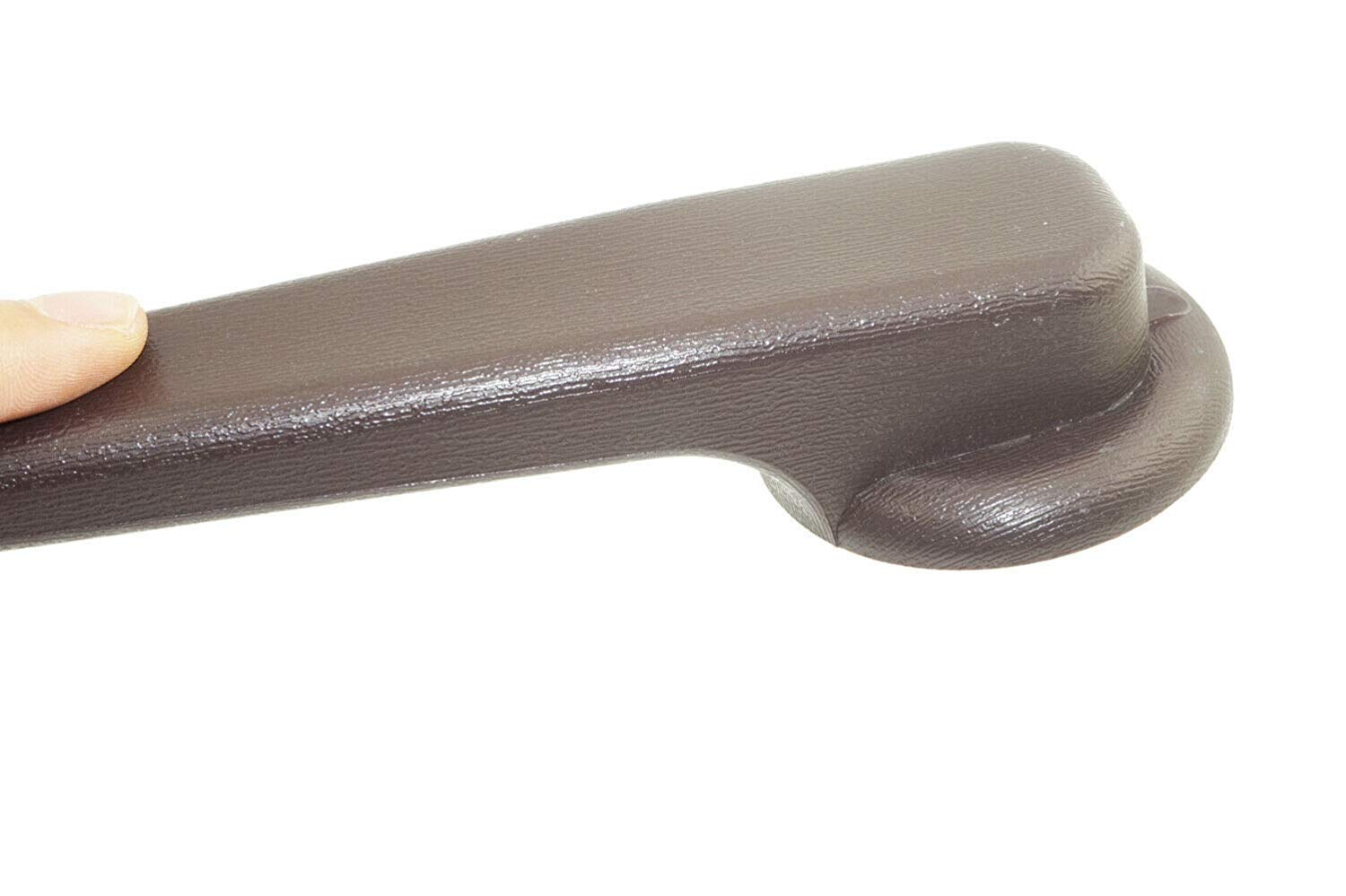 Universal Brown Plastic Sofa Chair Recliner Release Pull Handle Replacement Parts, 5/8" Lever Square Hole Foot Rest Release Right/Left Hand，fits More Brands Recliner Handle and Furniture