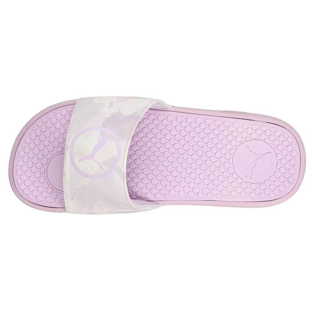 Puma Womens Cool Cat Hazy Summer Tie-Dye Slide Athletic Sandals Casual - Purple - Size 9 M