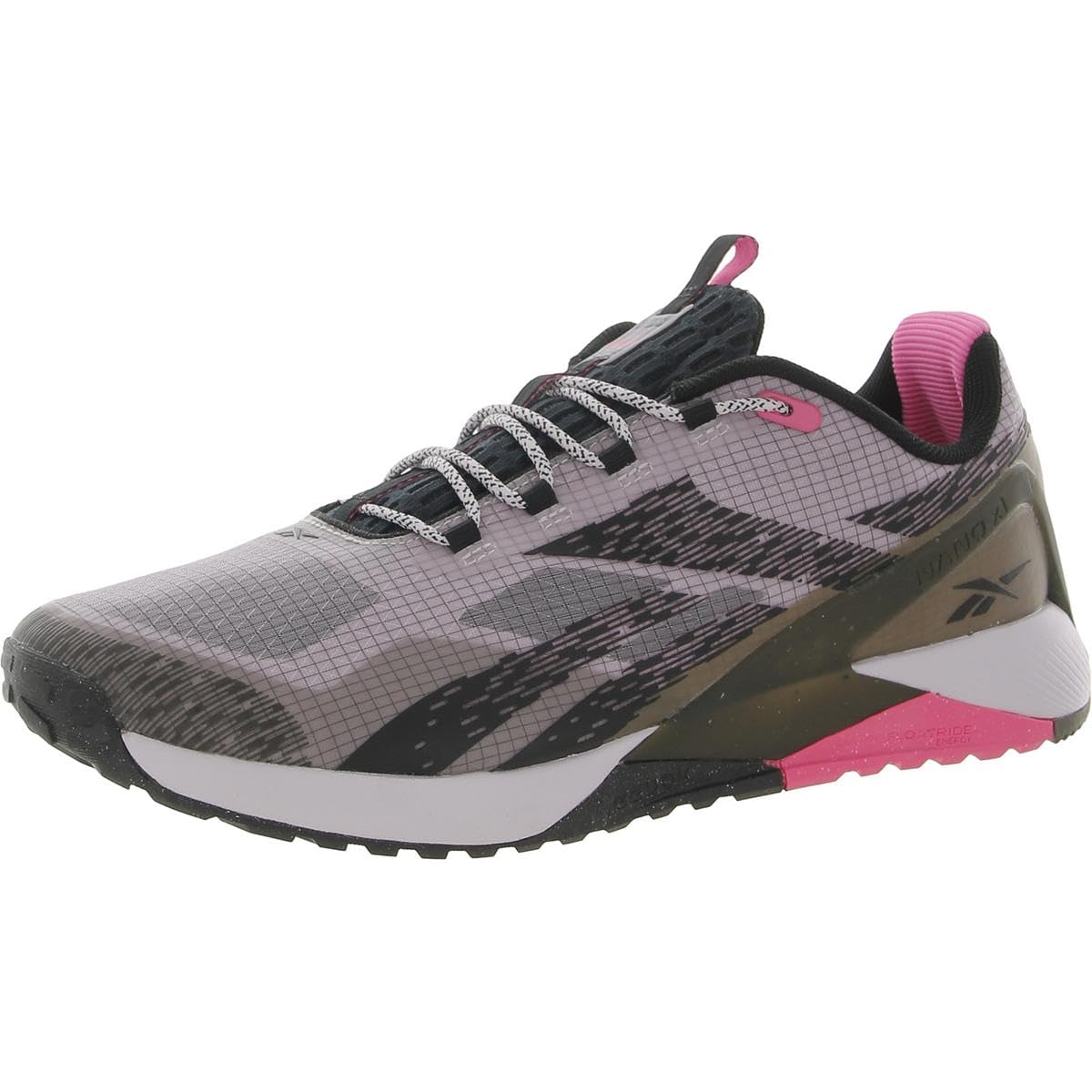 Reebok Women's Nano X1 TR Adventure Cross Trainer, Quartz Glow/Black/Atomic Pink, 9.5