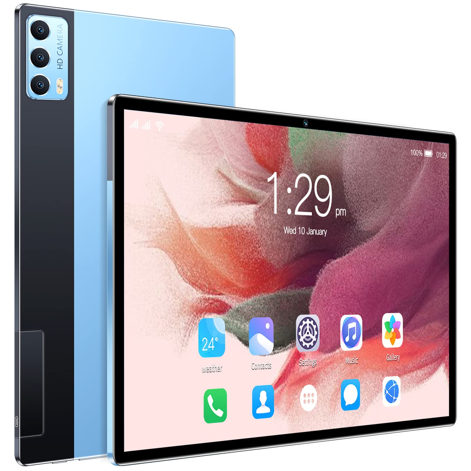 Clearance Android Tablet, 10.1 inch Smart Tablet 1+16GB ROM Octa-Core WIFI Dual Card Smart Call Game Tablet Best for Adults Working Childrens School Learning Birthday Gift