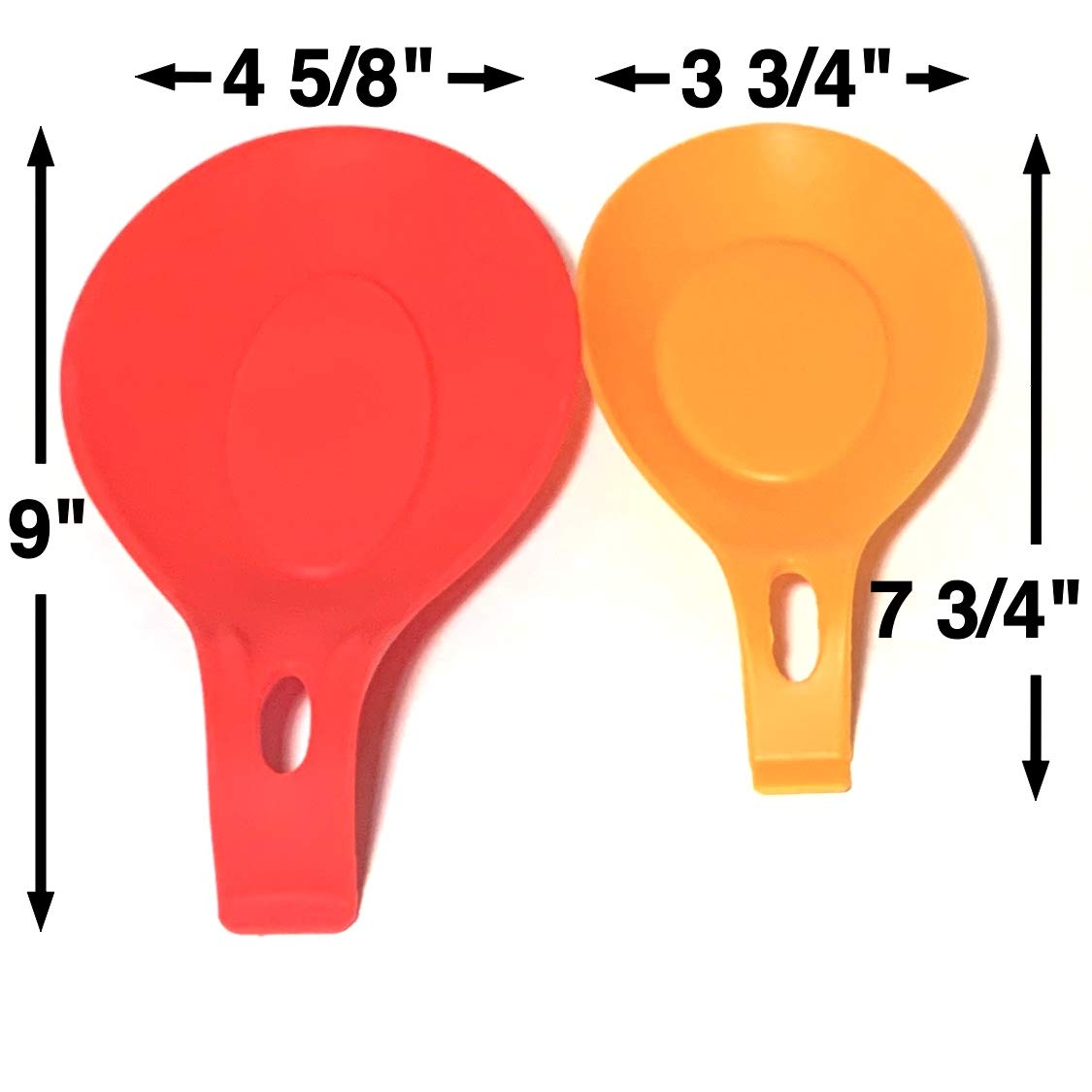 WillourGarbry Spoon Rest Utensil Holder Set of 4 Large and Small Food Grade Silicone Includes Funnel and Coaster