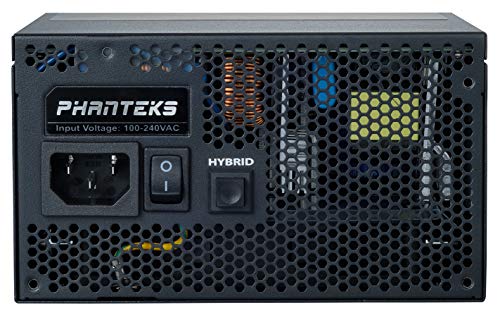 Phanteks (PH-P550G_US01) AMP Series 550W 80PLUS Gold, ATX Power Supply, Fully Modular, Hybrid Mode, Silent Fan, Revolt PRO Link Certified
