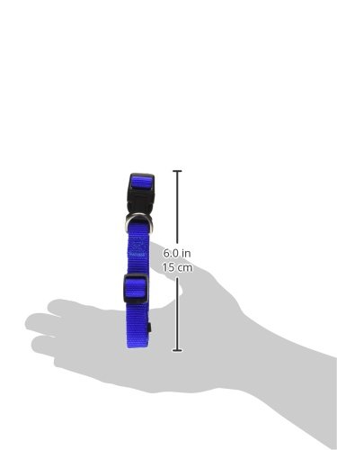 Petmate Adjustable Collar, 5/8 by 10 by 16-Inch, Blue