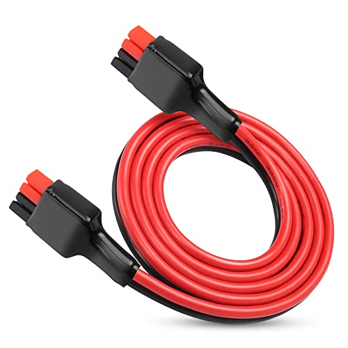 YAODHAOD 45A Battery Adapter Cable 14AWG,Solar Panel Extension Cable Connector Kit for Portable Solar Generator Power Station、Power Inverter and Renogy、Boulder 200 Solar Panels