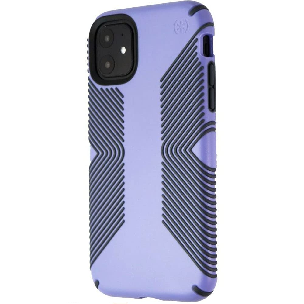 Speck Products Compatible Phone Case for Apple iPhone 11 Presidio Grip Case, Coastal Purple
