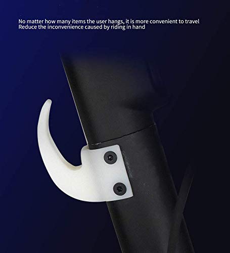 SPEDWHEL Electric Scooter Front Tube Hook for Ninebot Max G30/G30D Kickscooter Bags Hook Hanger Gadget Electric Scooter Accessories (Black)