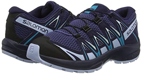 Salomon Kids XA PRO 3D Trail Running Shoes, Blue Indigo/Kentucky Blue/Capri Breeze, 2 US Unisex Little