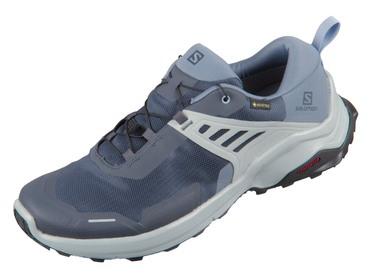 Salomon X Raise Gore-TEX Hiking Shoes for Men, Grape Leaf/Black/Black, 11