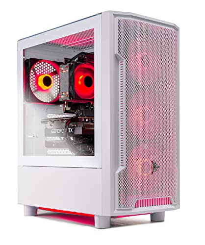 Skytech Gaming Archangel Gaming PC Desktop β AMD Ryzen 5 3600 3.6 GHz, NVIDIA RTX 3050, 500GB NVME SSD, 8GB DDR4 RAM 3200, 600W Gold PSU, 11AC Wi-Fi, Windows 11 Home 64-bit