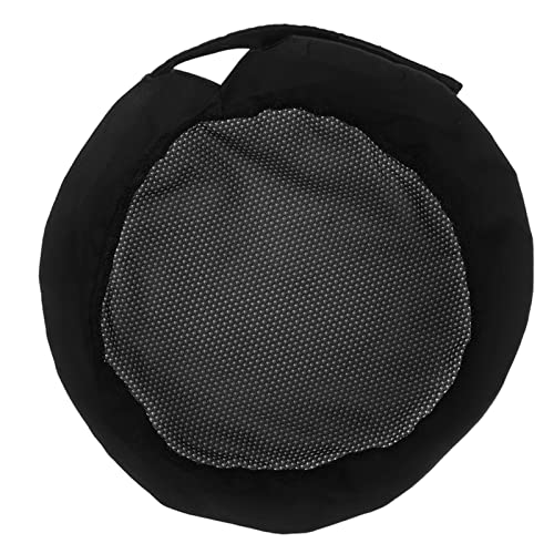 Yolev Mesh Top Skull Cap Professional Catering Chefs Hat Black Adjustable Food Service Caps for Kitchen Cooking Service and Other Work Black