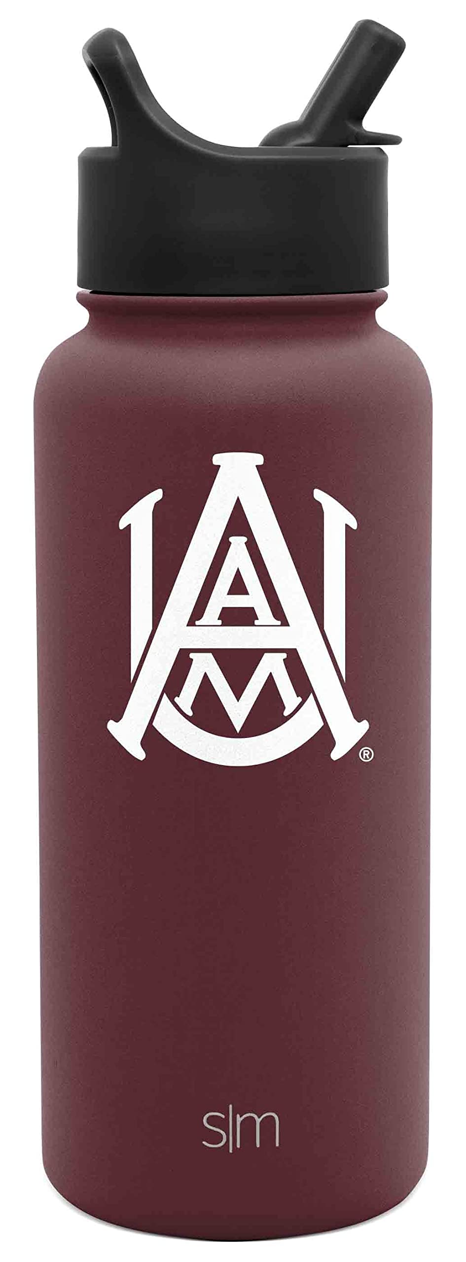 Simple Modern Officially Licensed Collegiate Michigan Wolverines Water Bottle with Straw Lid | Vacuum Insulated Stainless Steel 32oz Thermos | Summit Collection | University of Michigan