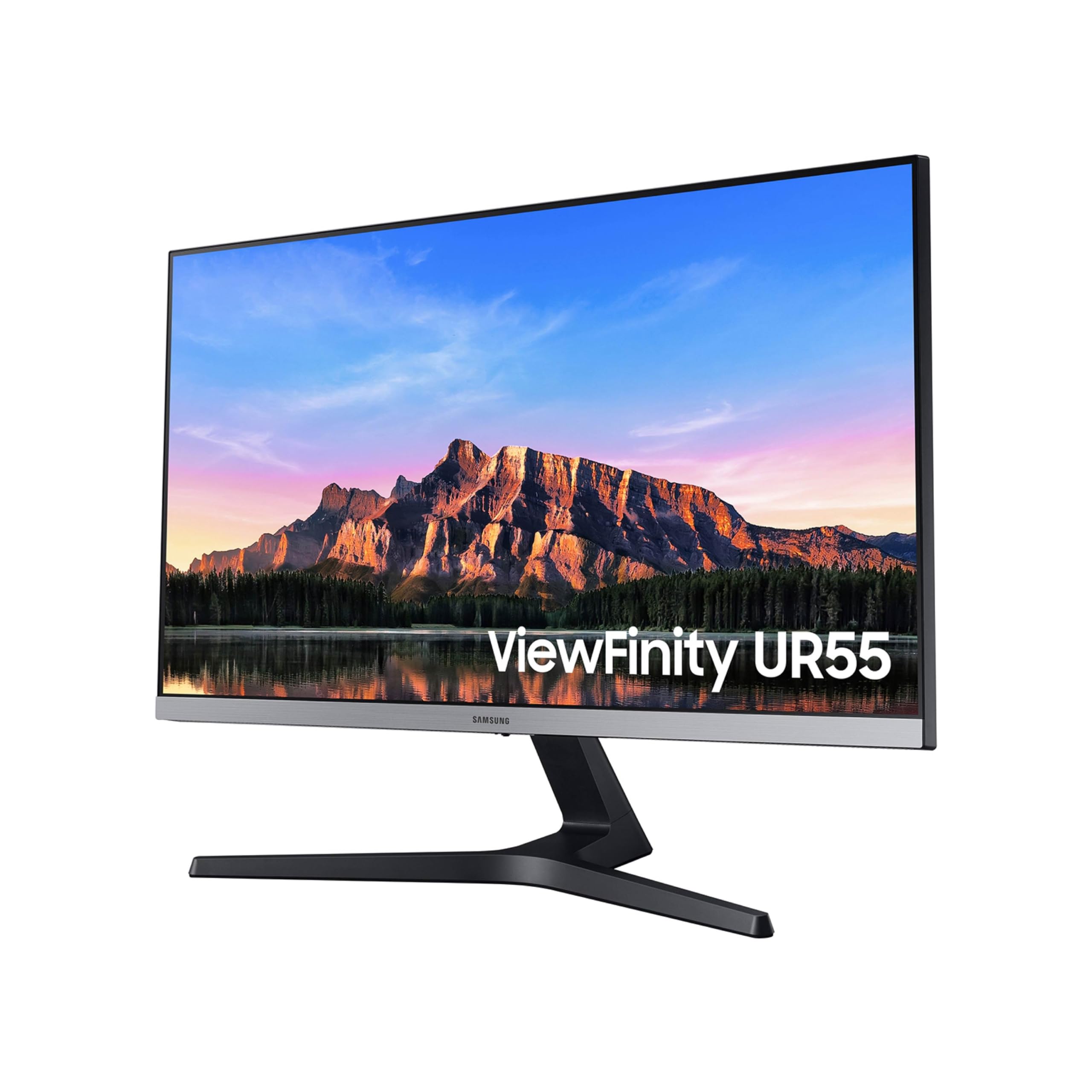 SAMSUNG 28-Inch ViewFinity UR55 Series 4K UHD IPS Computer Monitor, HDR10, AMD FreeSync, HDMI 2.0 and DisplayPort 1.2, Bezelless Display, Eye Care, LU28R550UQNXZA, 2023