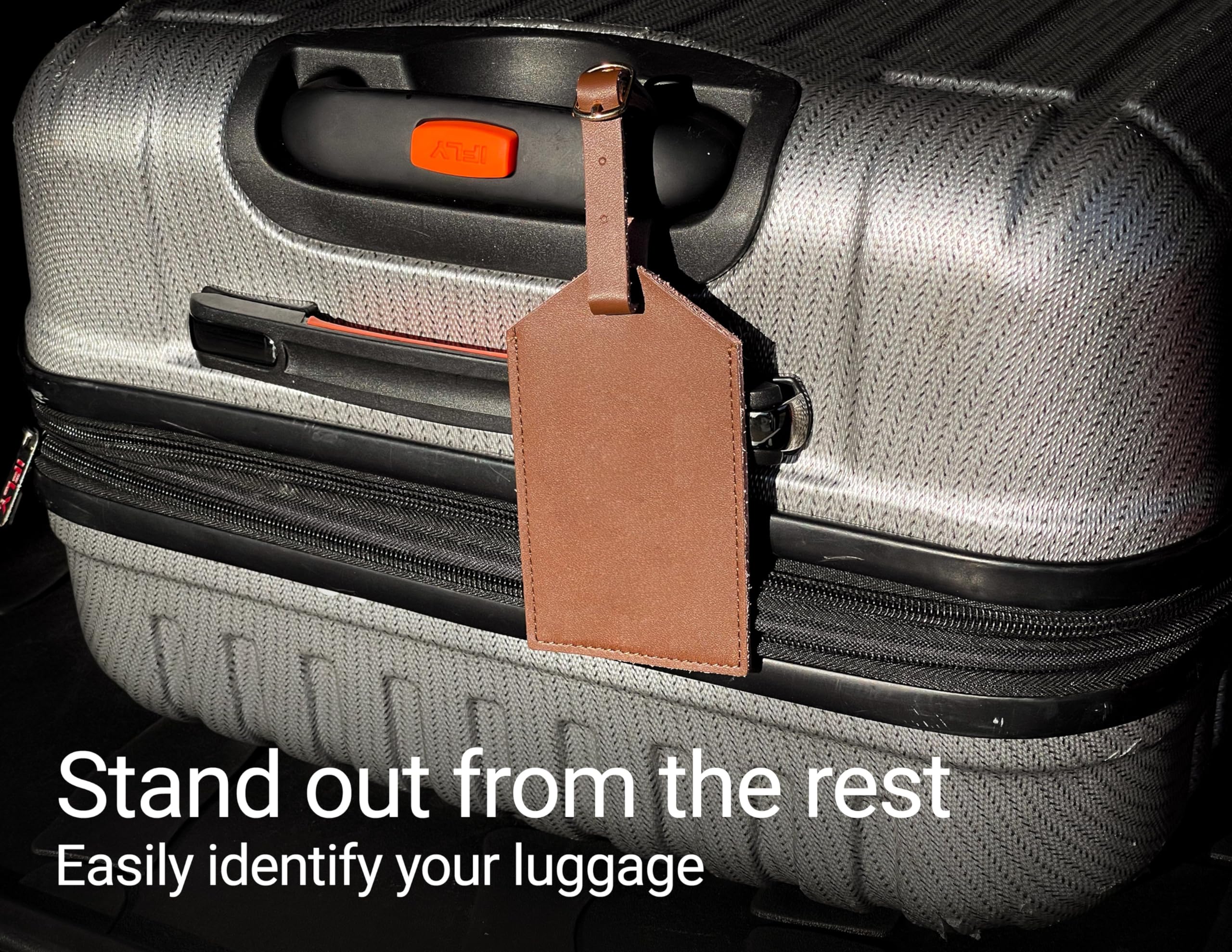 Personalized Customizable Nascar #24 William Byron Leather Luggage Tag Engraved with Custom Name